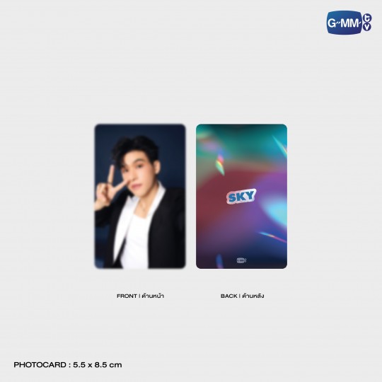 SKY FRAME CARD ACRYLIC STAND AND KEYCHAIN WITH PHOTOCARD